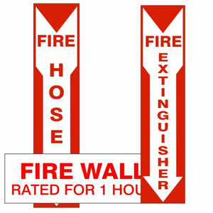 Fire Protection Signs | Rutke Signs Home of Signs Labels and Tags