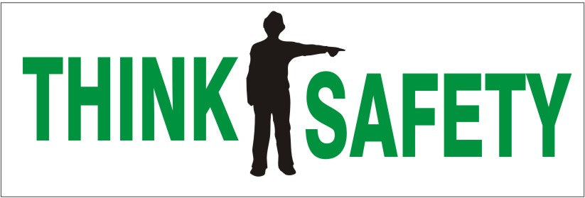 Think Safety - Safety Banner | SB-370 | Rutke Signs Home of Signs ...