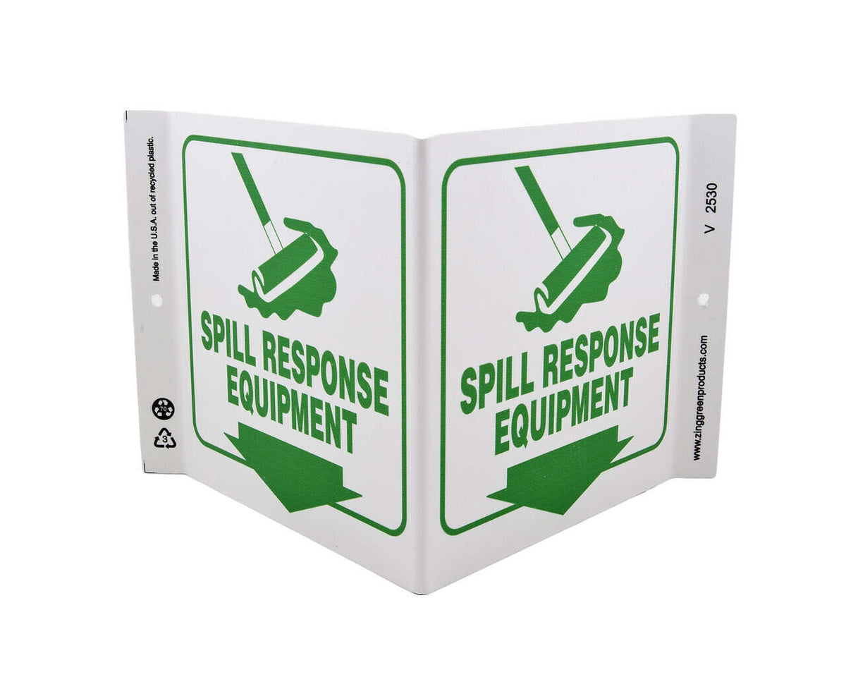 Spill Response Equipment - Eco Safety V Sign | 2530 | Rutke Signs Home ...